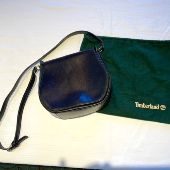 Timberland | Bags | Timberland Black Saddle Bag | Poshmark